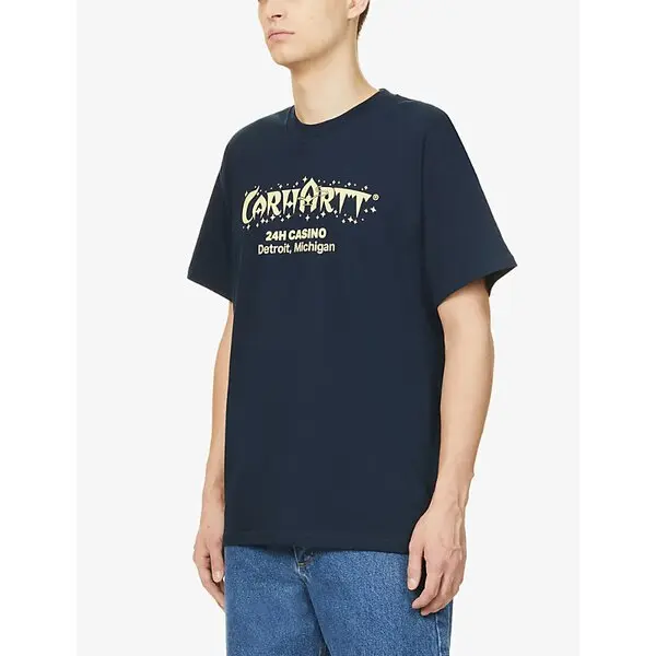 Carhartt Work In Progress Casino Graphic-print Organic-cotton T-shirt
