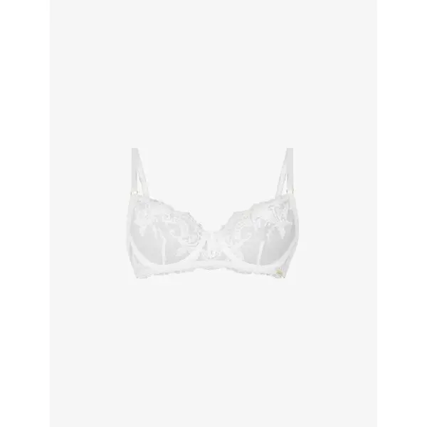 Bluebella Marseille Underwire Stretch-lace Bra - White