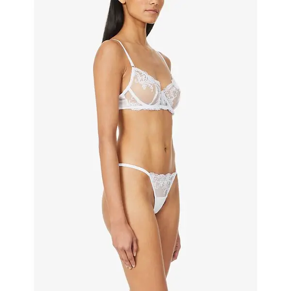Bluebella Marseille Underwire Stretch-lace Bra - White