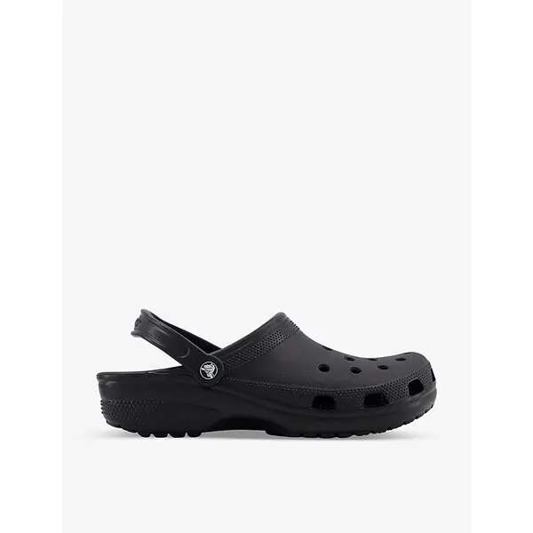 CROCS Classic Rubber Clogs - Black