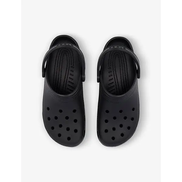 CROCS Classic Rubber Clogs - Black