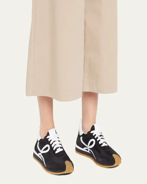 Loewe Flow Runner Sneakers - Black/white