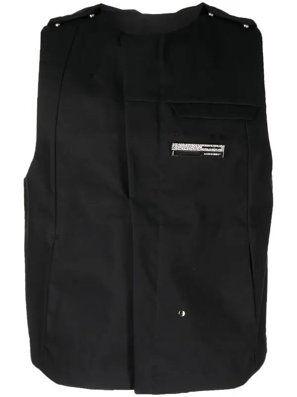 A-COLD-WALL* Paneled Gilet - Black