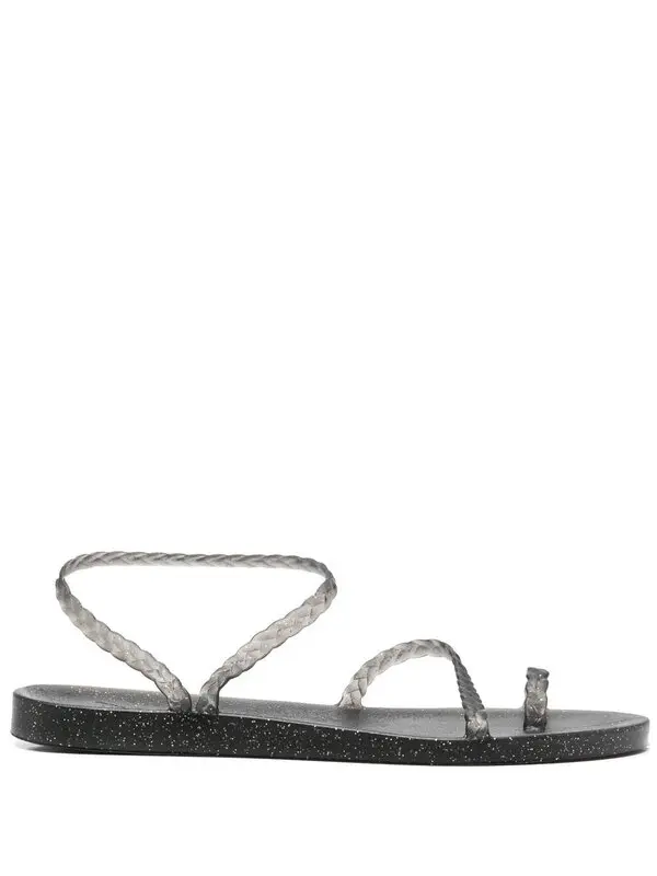 ANCIENT GREEK SANDALS Glitter-detailed Flip Flops