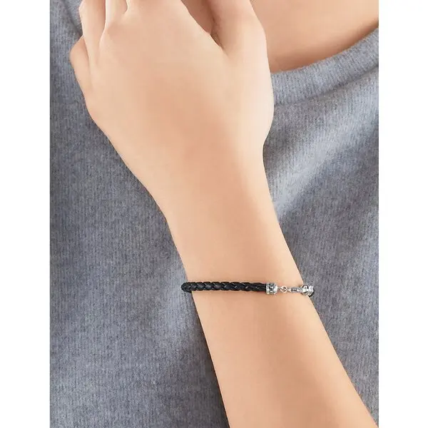 THOMAS SABO Leather And Sterling Silver Bracelet