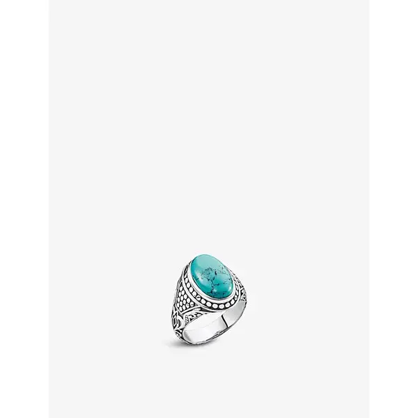 THOMAS SABO Arizona Signet Ring - Turquoise