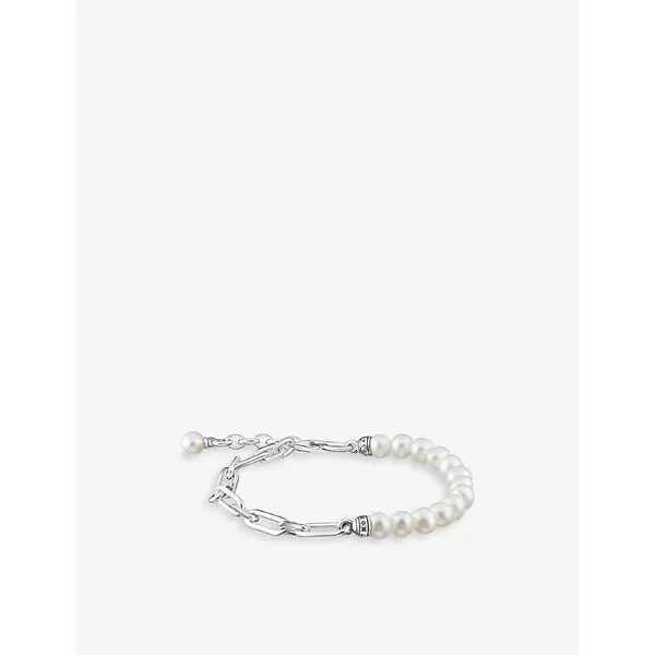 THOMAS SABO Pearl And Zirconia Link Bracelet - White