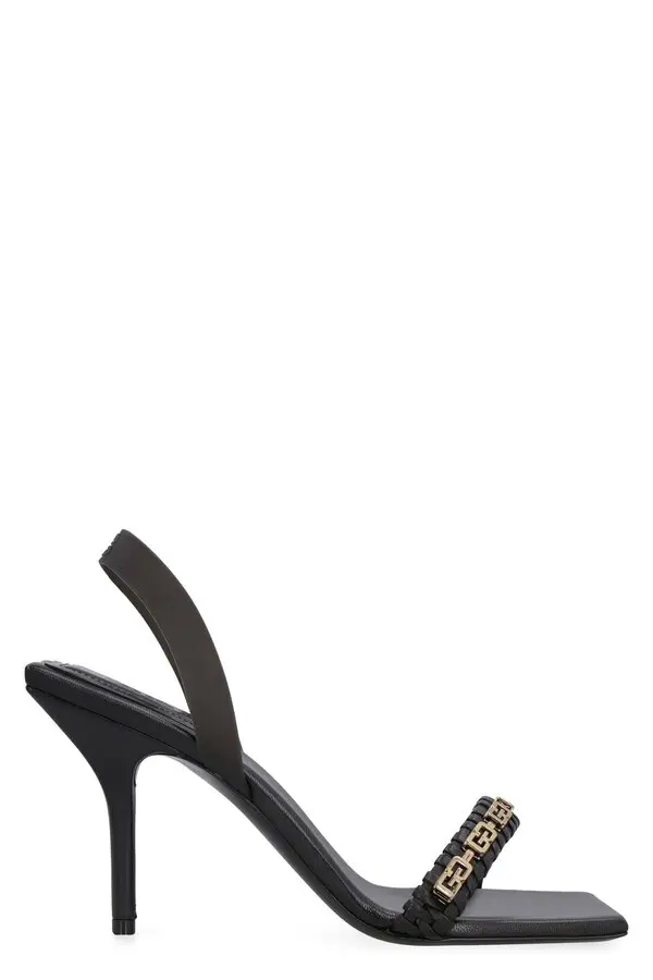 Givenchy G Woven Leather Sandals