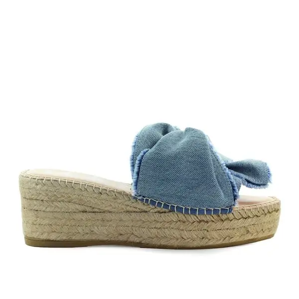 Manebí San Francisco Denim Wedge Slide