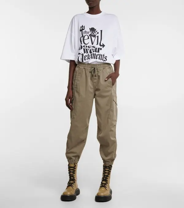 Ag Cotton Cargo Trousers