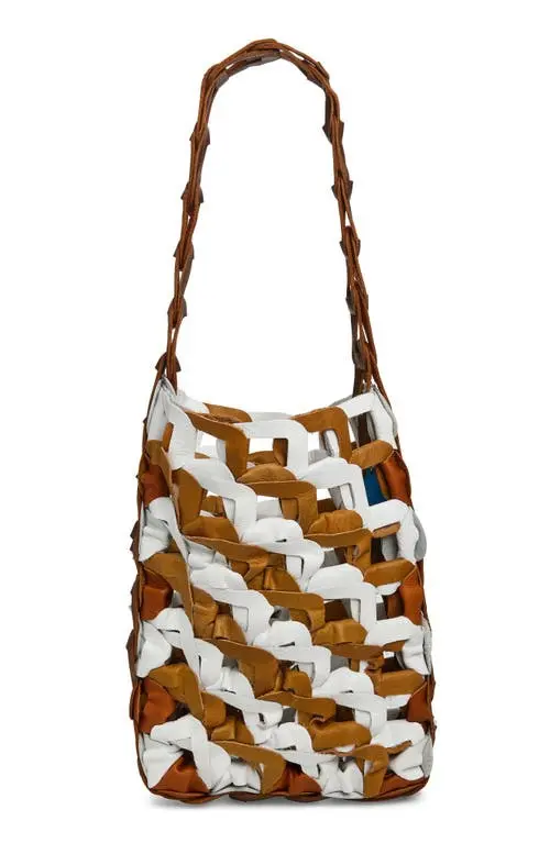 SC103 Medium Links Leather Tote - Easel