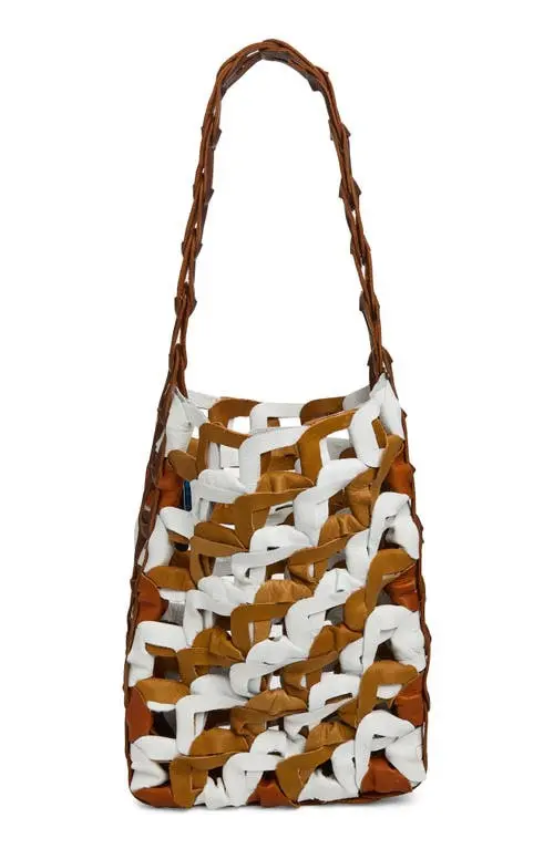 SC103 Medium Links Leather Tote - Easel