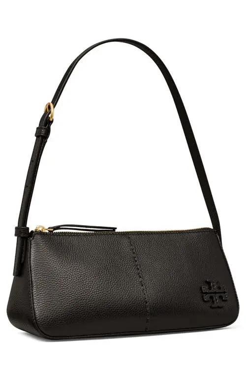 Tory Burch Mcgraw Pebble Leather Shoulder Bag