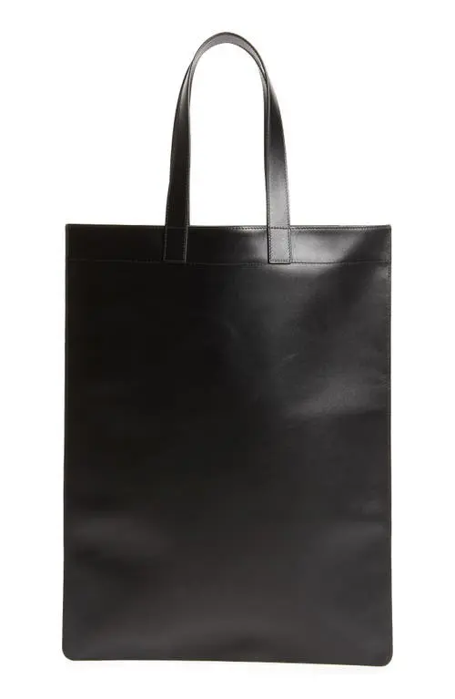 Comme Des Garçons Line B Logo Leather Tote