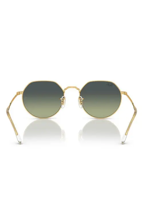 Ray-ban 51mm Round Sunglasses - Gold Flash