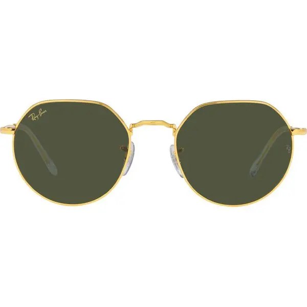 Ray-ban 51mm Round Sunglasses - Legend Gold/green