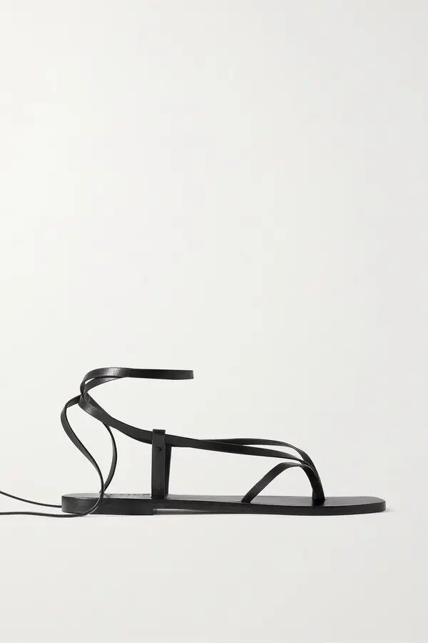 A.emery Nolan Leather Sandals - Black