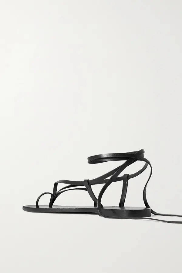 A.emery Nolan Leather Sandals - Black