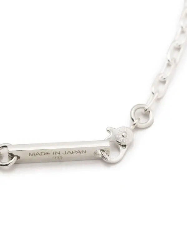 AMBUSH Safety-pin Sterling-silver Bracelet