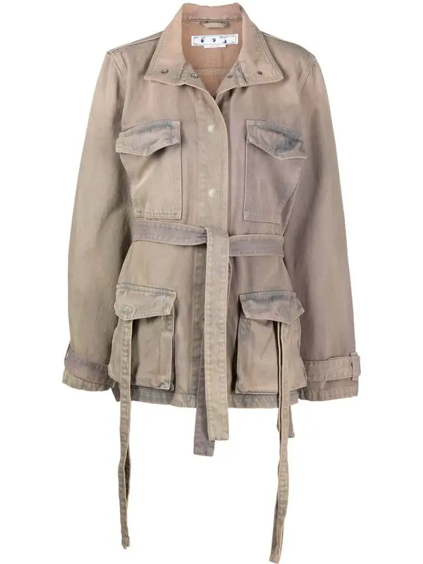 Off-White Dyed Denim Field Jacket