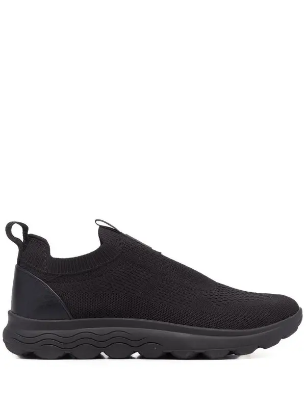 Geox Spherica Slip-on Sneakers - Black