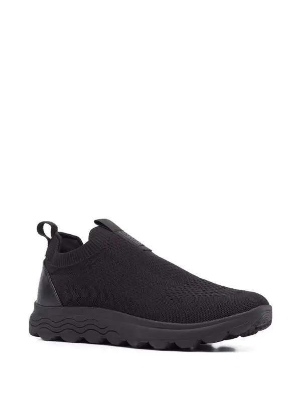Geox Spherica Slip-on Sneakers - Black