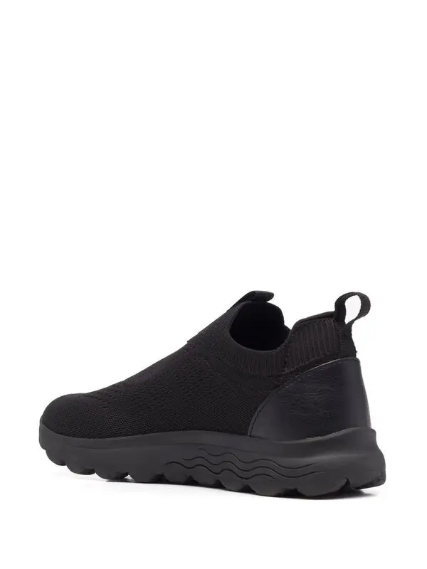 Geox Spherica Slip-on Sneakers - Black