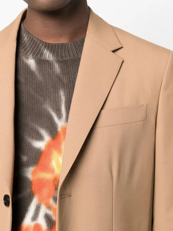 Off-White Ponte Single-breasted Slim-fit Coat