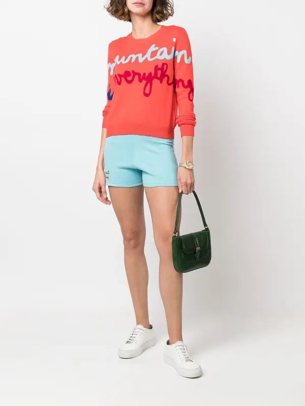 Rossignol Mount Of Love Knitted Shorts - Blue