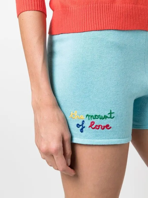 Rossignol Mount Of Love Knitted Shorts - Blue