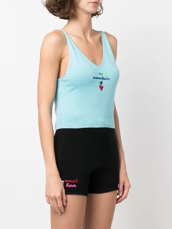 Rossignol Embroidered-logo Knitted Crop-top