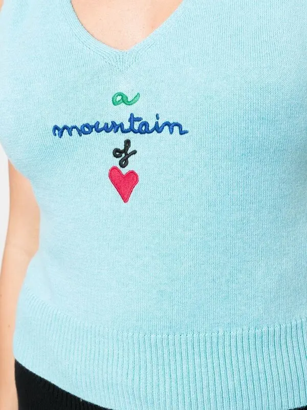 Rossignol Embroidered-logo Knitted Crop-top