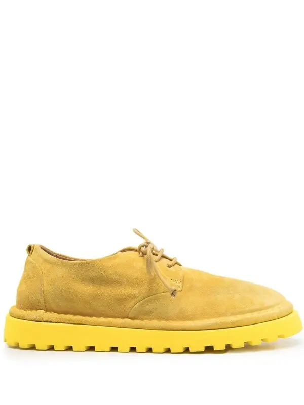 Marsèll Sancrispa Alta Suede Derby Shoes - Yellow