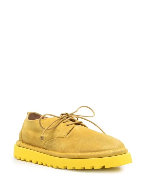 Marsèll Sancrispa Alta Suede Derby Shoes - Yellow
