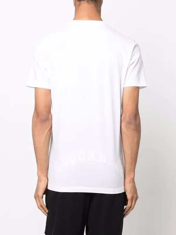 Dsquared2 Globetrotter Logo-print T-shirt - White
