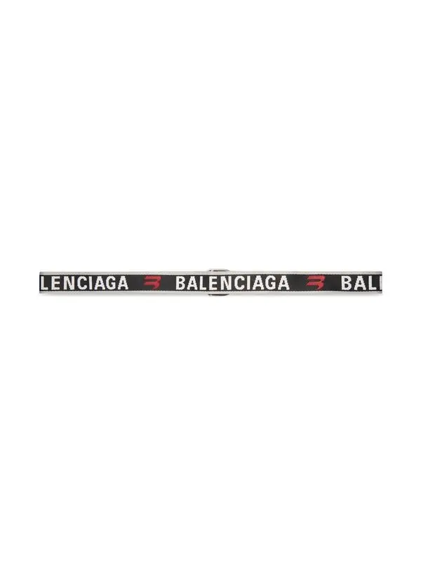 Balenciaga D-ring Logo Skinny Belt