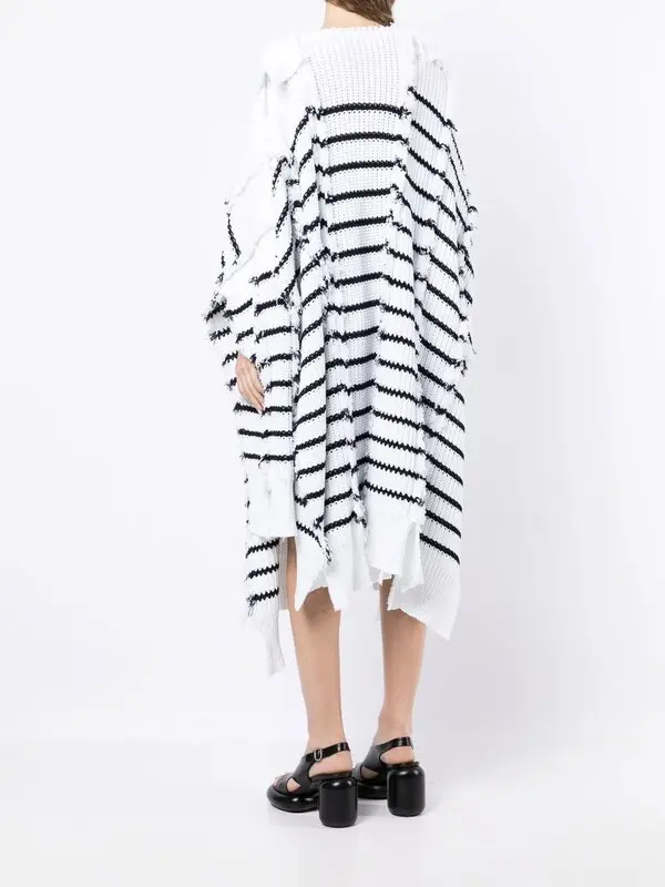 Marni Striped Knitted Cape