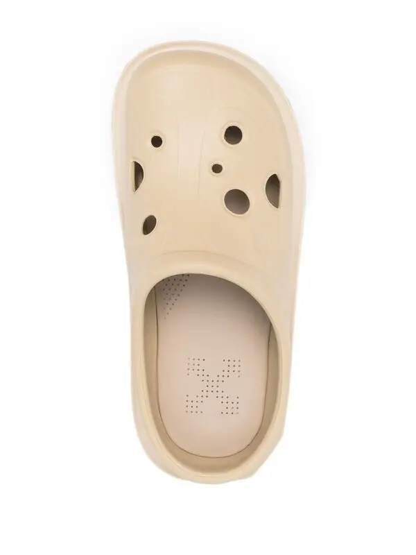 Off-White Sponge Sole Meteor Clogs - Neutrals