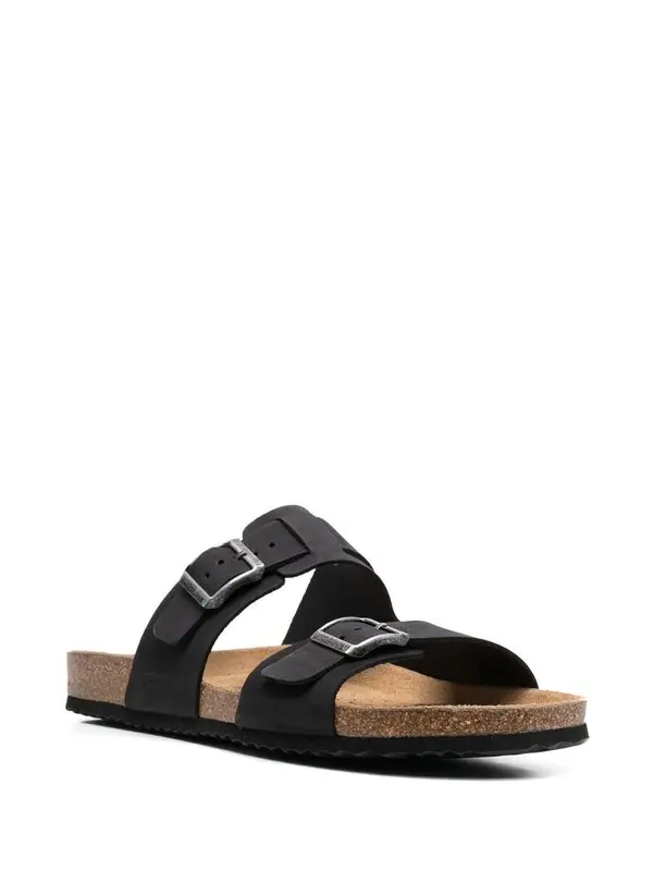 Geox Buckle-strap Sandals - Black