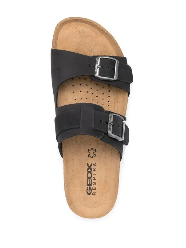 Geox Buckle-strap Sandals - Black