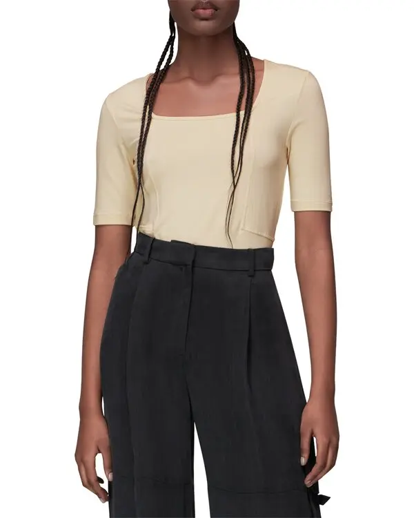 Whistles Square Neck Tee