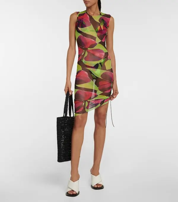 LOUISA BALLOU Printed Minidress