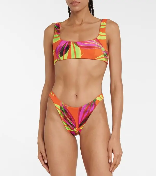 LOUISA BALLOU Printed Bikini Bottom