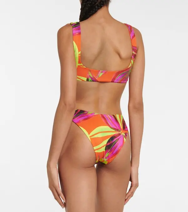 LOUISA BALLOU Printed Bikini Bottom