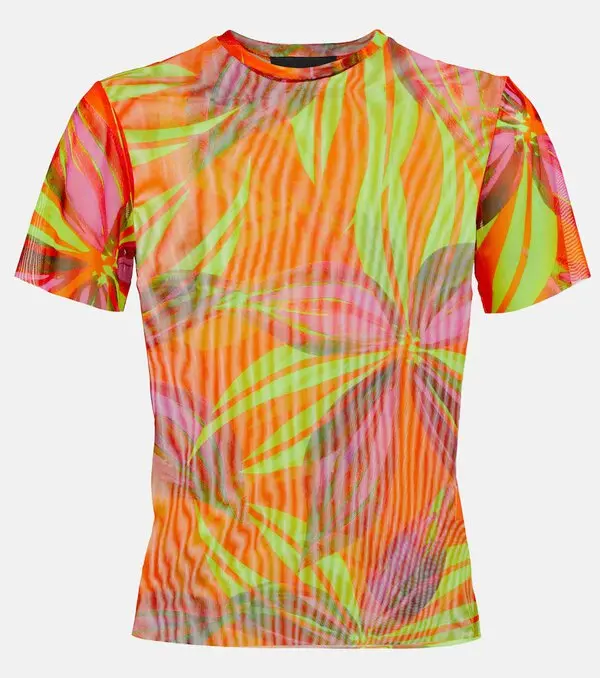 LOUISA BALLOU Printed Beach T-shirt - Multicoloured