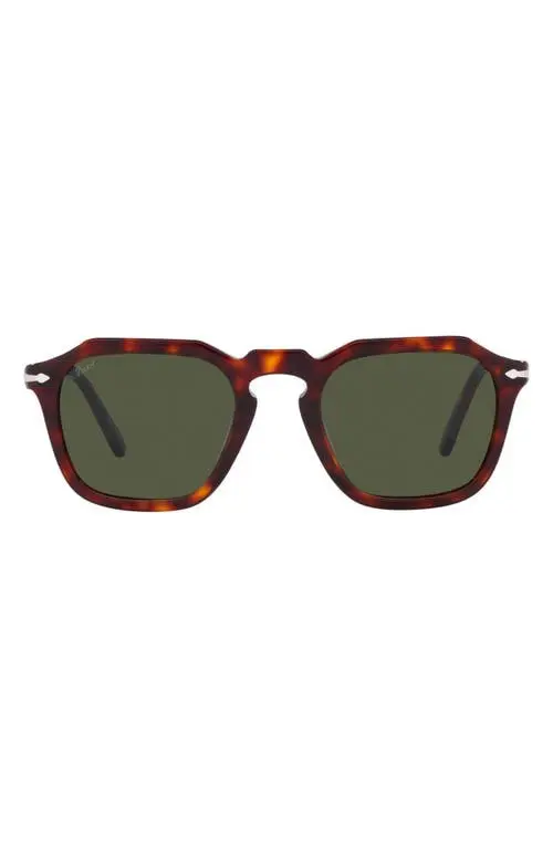 Persol 50mm Square Sunglasses - Havana