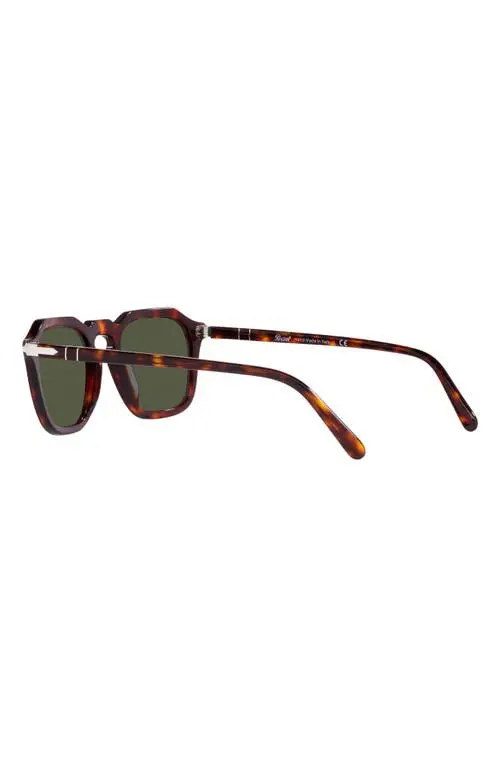 Persol 50mm Square Sunglasses - Havana