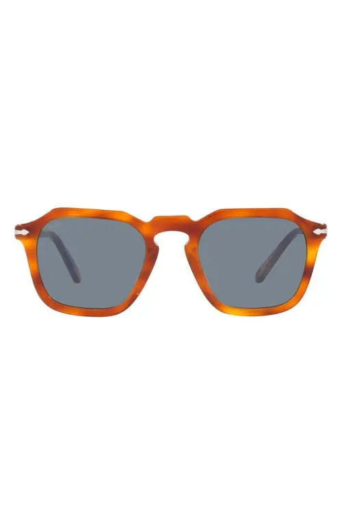 Persol 50mm Square Sunglasses - Light Brown