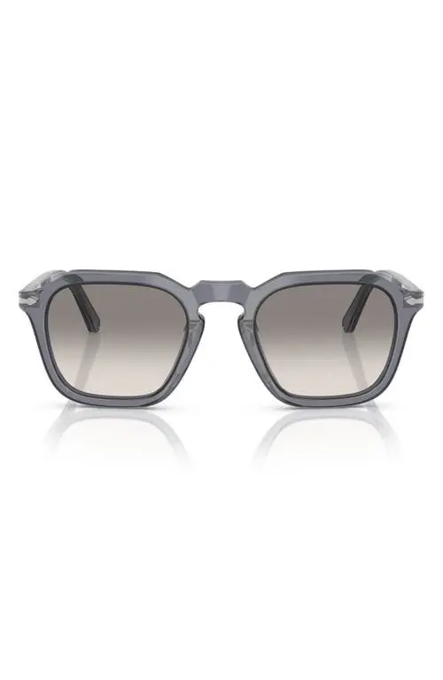 Persol 50mm Square Sunglasses - Transparent Ocean/clear