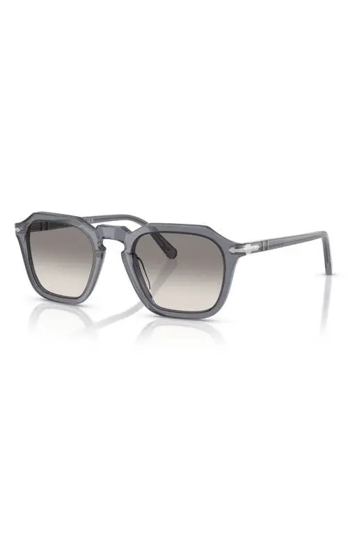 Persol 50mm Square Sunglasses - Transparent Ocean/clear